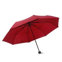 China Three Folding 8K Anti UV Umbrella Custom Logo Print Travel Paraguas with UV Printing Made for sale