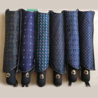 China Triple Fold Semi Automatic Umbrella with Unique Pattern Design and 97cm Open Diameter for sale