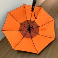 China Market Popular Summer Fan Umbrella UV-Resistant Waterproof Fan Umbrella 41 In Dia Outdoor Sun Umbrella Fan Umbrella for sale