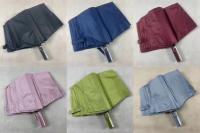 China Hot Sale Three Folding Automatic Mechanical Design Handle Umbrella UV Block Umbrella for sale