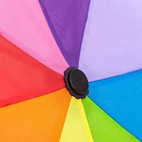 China Repel Umbrella 8 pieces Windproof Travel Manual Rainbow Umbrella  zmgmsmh Rainbow Umbrella Portable Tri-Folded Umbrella for sale