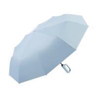 China Large Round Lock Handle Pongee with Vinyl Easy yo Hang Full Automatic Windproof UV Block Umbrella for sale