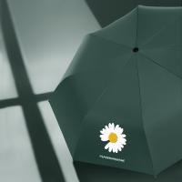 China Hot Sale 3 Folding Automatic Flower Multi color UV Block Windproof Fashion Umbrella for sale