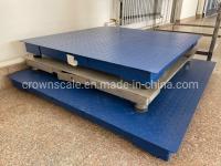 China Commercial Platform Scale 1000kg to 10000kg Heavy Duty Floor Weighing Scale with Custom Size for sale