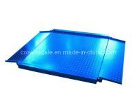 China Digital Platform Floor Scale 3000kg 5000kg with Ramp Heavy Duty Industrial Weighing Scale for sale