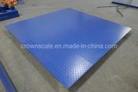 China 1000kg 1ton Electronic Platform Weighing Floor Scale High Accuracy 1.0x1.0m for sale