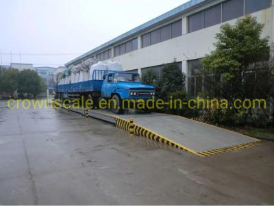 China Above Ground Truck Weighing Scales 80 Ton Capacity Steel Platform Weighbridge for sale