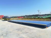 China Above Ground Truck Weighing Scales 80 Ton Capacity Steel Platform Weighbridge for sale