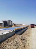 China Heavy Duty Electronic Above Ground Truck Scale 80t Capacity Carbon Steel Weighbridge for sale