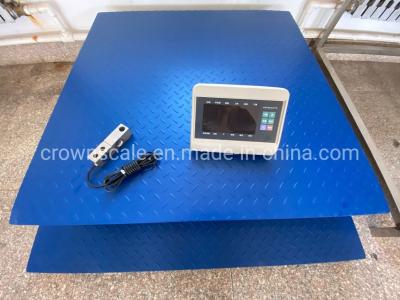 China 1t 3t 5t 10t Digital Weight Floor Scale Electronic Platform Scale with Indicator and Printer for sale
