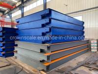 China 100 Ton Digital Truck Scale Electronic Weighbridge Industrial Weigh Bridge 3m Width for sale