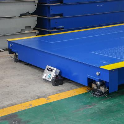 China 200 Ton Electronic Weighbridge Heavy Duty Truck Scale U Type Steel Platform 3m Width for sale