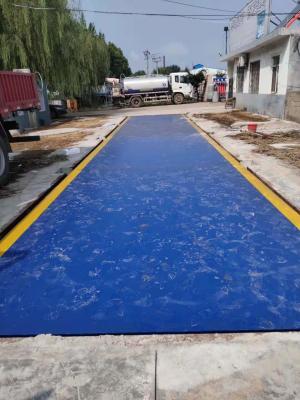 China 80t 100t 120t Steel Deck Truck Scale 3x18m Industrial Vehicle Weighing Scale for sale