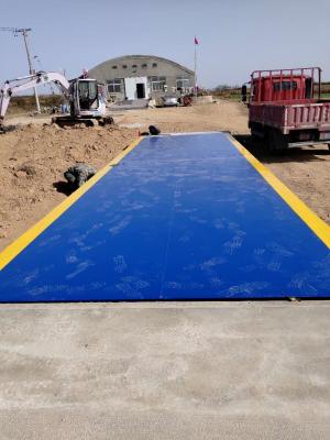 China Pit Style Digital Car Scale 3x18m 100 Ton Truck Scale Weighbridge High Strength Steel for sale