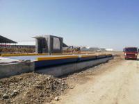 China 100 Ton Truck Weighing Scale 10x50 ft U Type Steel Platform for Trailers for sale