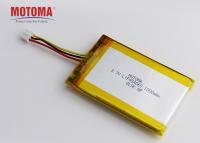 China Deep Cycle Rechargeable Lithium Polymer Battery 3.7V LIP454060 1000mAh for sale