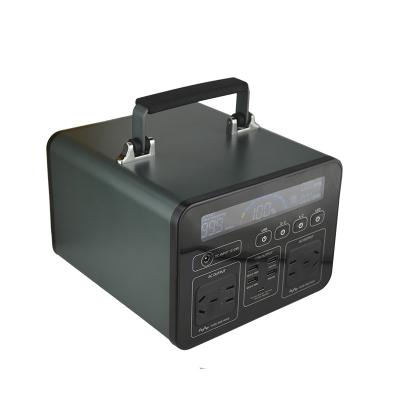China Portable 500W 1000W UPS Power Station Built In Rechargeable Lithium Ion Battery for sale