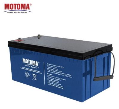 China Rechargeable 12.8V 200Ah LiFePO4 Solar Storage Battery Pack With CE UL Certification for sale