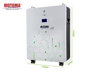 China Wall Mounted 10kwh 48V 200Ah LiFePO4 Battery For Off Grid Residential Solar System for sale