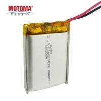 China 3.7v 600mAh Toy Rechargeable Battery With PCM And Connector for sale