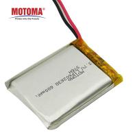 China 3.7v 600mAh Toy Rechargeable Battery With PCM And Connector for sale