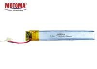 China Ultra thin 3.7 V 130mah Lipo Rechargeable Battery For Medical devices for sale