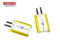 China 3.7 V 1200mah safe lipo battery Rechargeable With Wired and Connector for sale