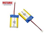 China Rechargeable Medical Lithium Battery , MOTOMA 3.7 V 300mah Lipo Battery for sale