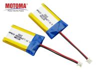 China Rechargeable Medical Lithium Battery , MOTOMA 3.7 V 300mah Lipo Battery for sale