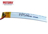 China Curved Motoma Batteries , 3.7V 100mah Lithium Battery For Smart Glasses for sale