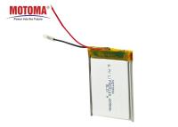 China 400mah 3.7 V Rechargeable Lithium Polymer Battery For Bicycle System for sale