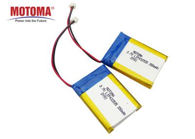 China 350mah Motoma Batteries , Li Polymer Battery 3.7 V For Headset for sale