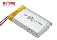 China High Energy Density GPS Tracker Battery 1100mah 3.7V 10*25*40mm for sale