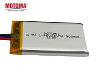 China 3.7V 900mah Lithium Battery High Temperature For Vehicle Tracker for sale