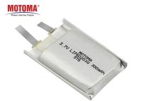 China Telematic Tracker Lithium Battery 3.7V 300mah With High Energy Density for sale