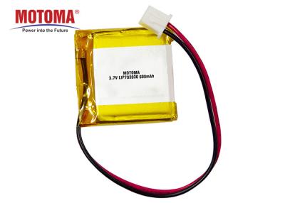China Fleet Tractive Gps Battery 3.7V 600mah With High Energy Density for sale