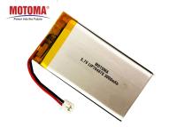 China High Capacity Lithium Polymer Battery 3000mah 3.7V 500 Times Cycle Life for sale