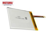 China High Energy Density POS Machine Battery , 3.7V 2200mah Rechargeable Battery for sale