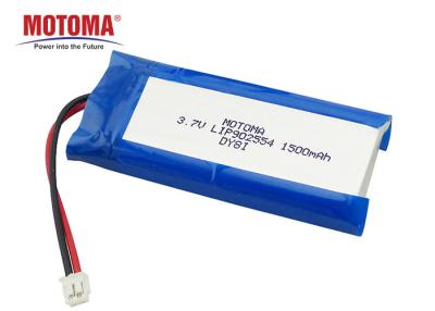 China 500 cycles Medical Lithium Battery , Lipo Battery 3.7 V 1500mah for sale