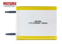 China 3.7V 1100mAh Rechargable Lithium Polymer Battery 3.0*50*68mm Motoma Batteries For IOT Devices for sale