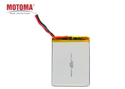 China 2500mah 3.8 V Lipo Battery 500 Cycles Life For Portable Printer for sale