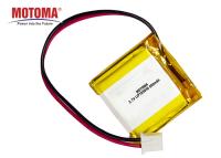 China Flat Lipo Motoma Batteries , Lithium Ion Battery 3.7 V 600mah For Miner Lamps for sale