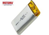 China 1100mah 3.7V Motoma Batteries , LED Light Lithium Battery With PCM And Connector for sale