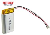 China 1100mah 3.7V Motoma Batteries , LED Light Lithium Battery With PCM And Connector for sale