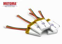China 500 Times Cycle Life Motoma Batteries , 3.7 v 500mah lithium battery For Smart Camera for sale