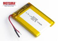 China Ultra Slim Lithium Ion Battery 400mah For Lone Worker Device for sale