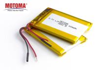 China Ultra Slim Lithium Ion Battery 400mah For Lone Worker Device for sale