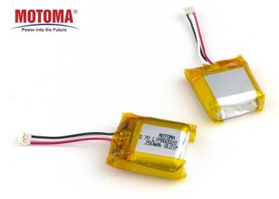 China High Rate Rechargeable GPS Tracker Battery 250mah 3.7V For Bicycle Tracker for sale