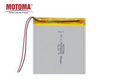 China Lightweight 85mah GPS Tracker Battery , 0.9mm Ultra Thin Lipo Battery for sale