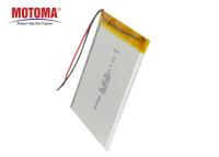 China Lightweight 85mah GPS Tracker Battery , 0.9mm Ultra Thin Lipo Battery for sale